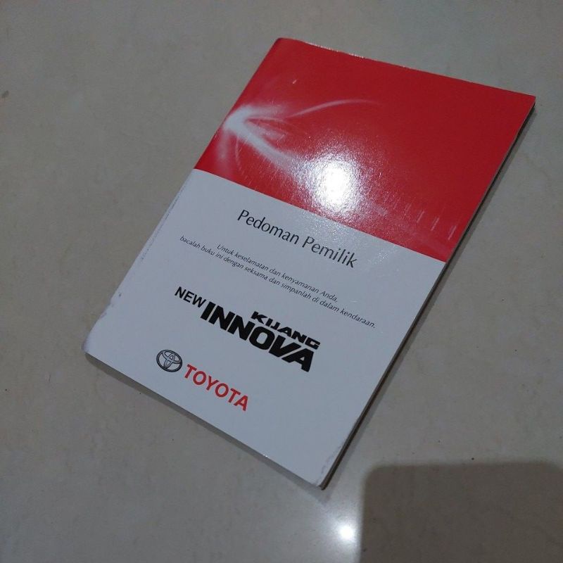 Jual Buku panduan Manual Book EX. Innova Reborn Diesel 2021 20204 ...