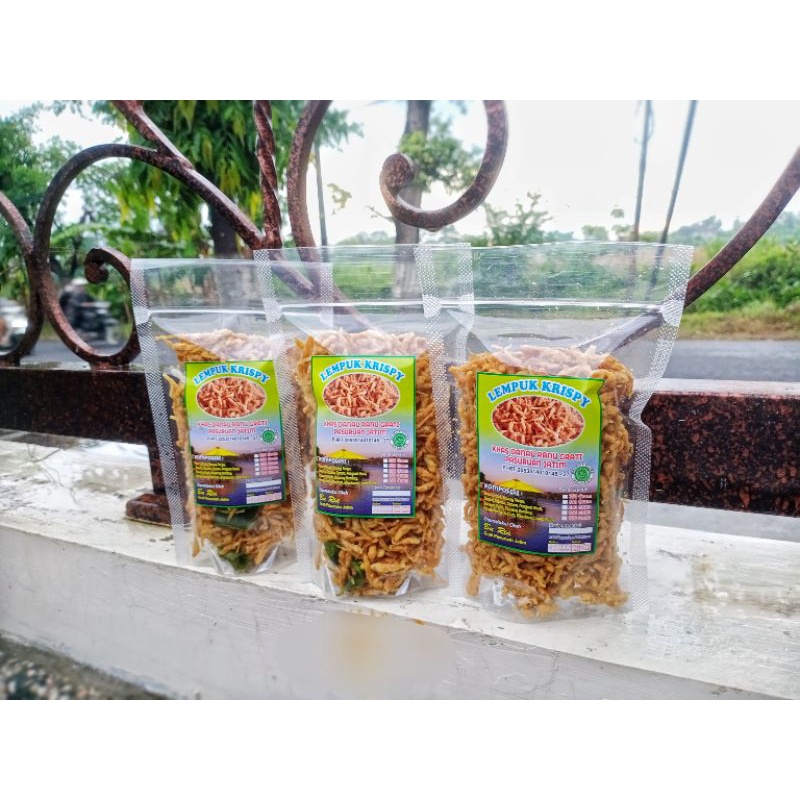 Jual Lempuk Krispi/Lempuk Crispy BU RIA/Ikan Lempuk Khas Danau Ranu ...