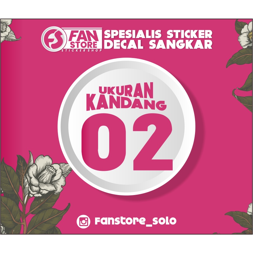 Jual Sticker Decal Kandang Kotak Kicau Kenari / Decal Sangkar Kotak ... Jual Sticker Decal Kandang Kotak Kicau Kenari / Decal Sangkar Kotak ...