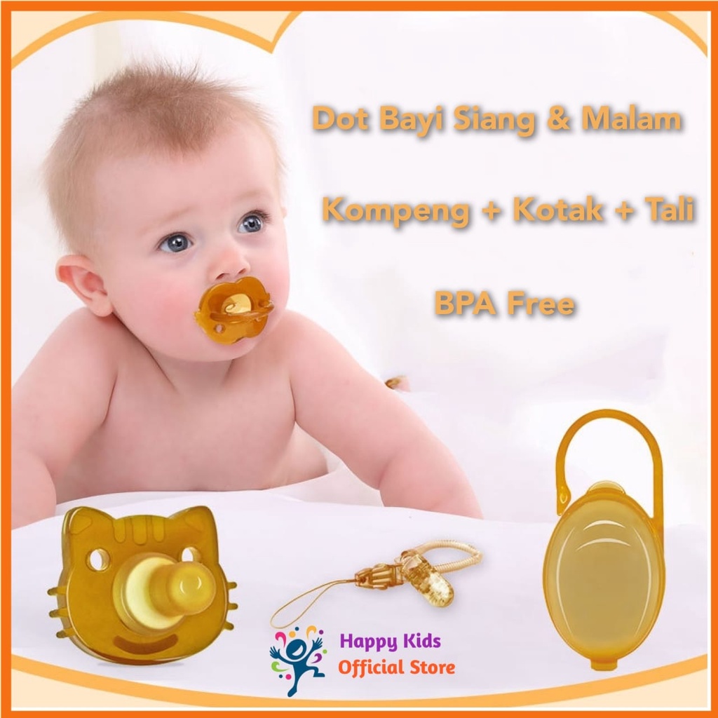 Jual Dot Bayi 1 Set (DOT+Kotak+Tali) Kompeng bayi / putting bayi/empeng ...