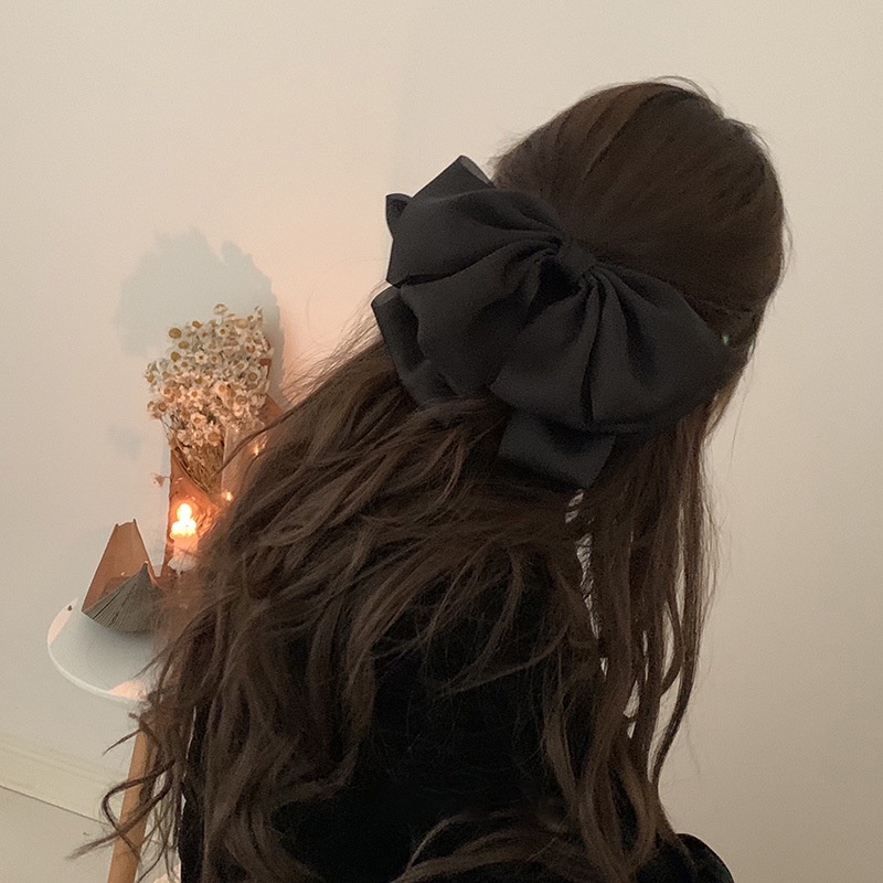 Jual JEPIT RAMBUT PITA BESAR ELEGAN SATIN FRENCH RETRO BOW SILK BIG ...