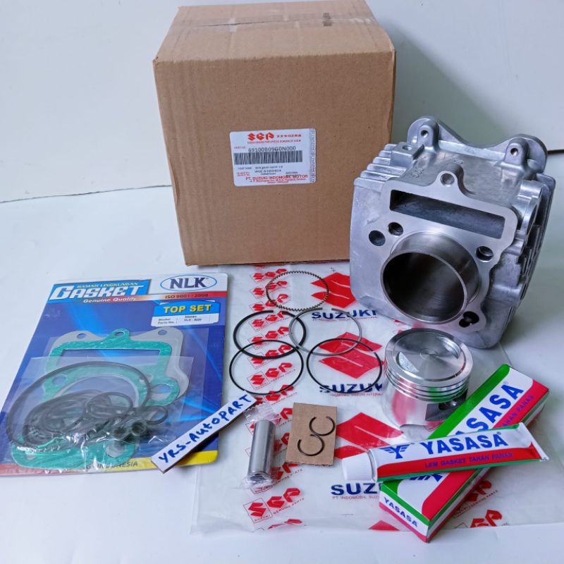 Jual Blok Seher komplit+Topset Suzuki Smash 110 OLD ORI SGP | Shopee ...