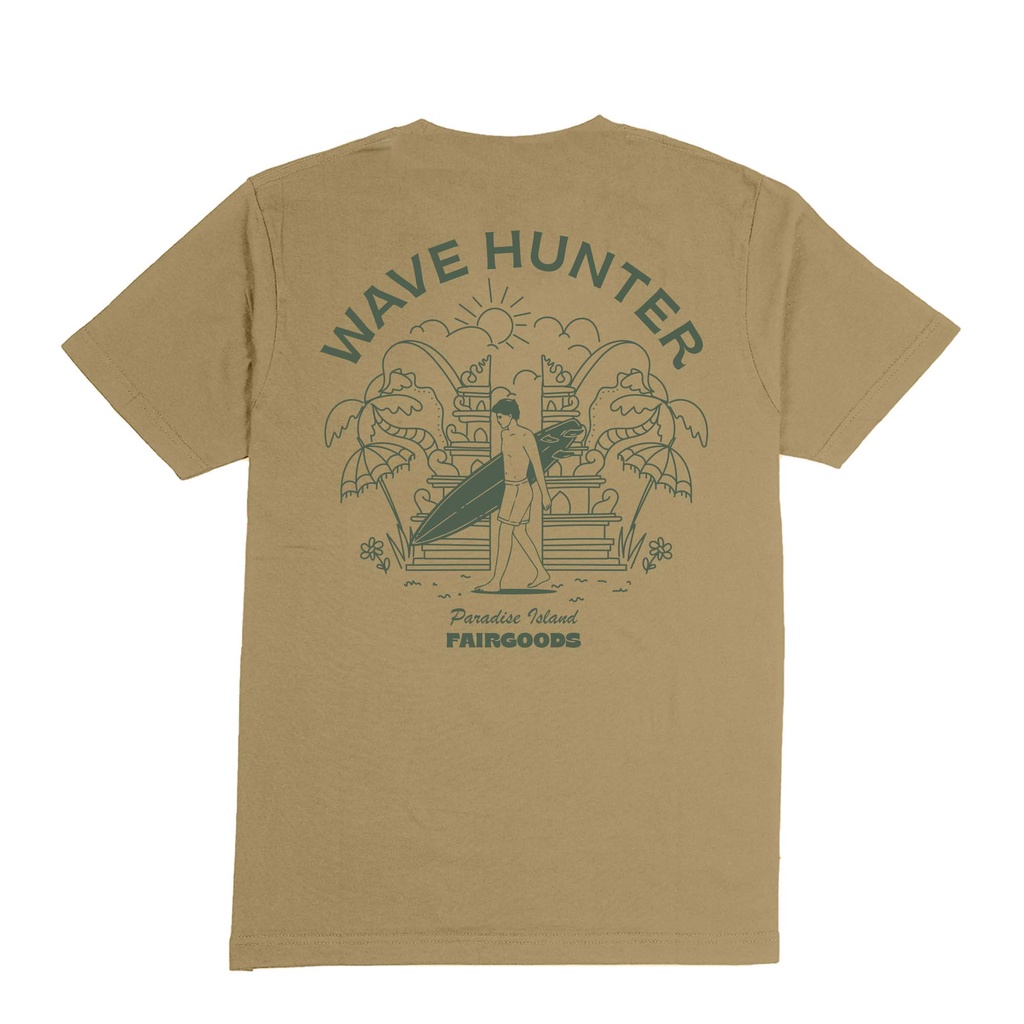Jual Fairgoods Kaos - Wave Hunter - Mocca | Shopee Indonesia