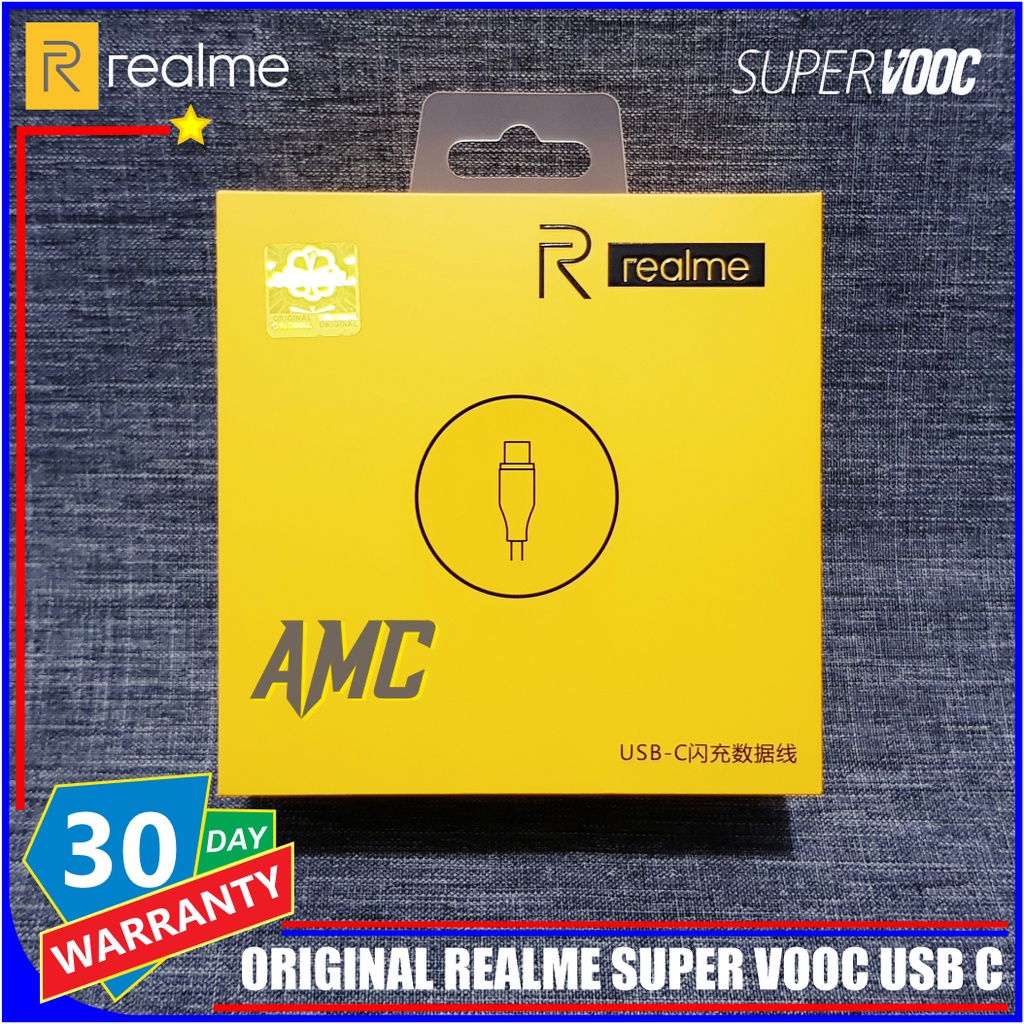 Jual Kabel Data Realme 6 Realme 6 Pro ORIGINAL 100% SUPER VOOC USB Type ...