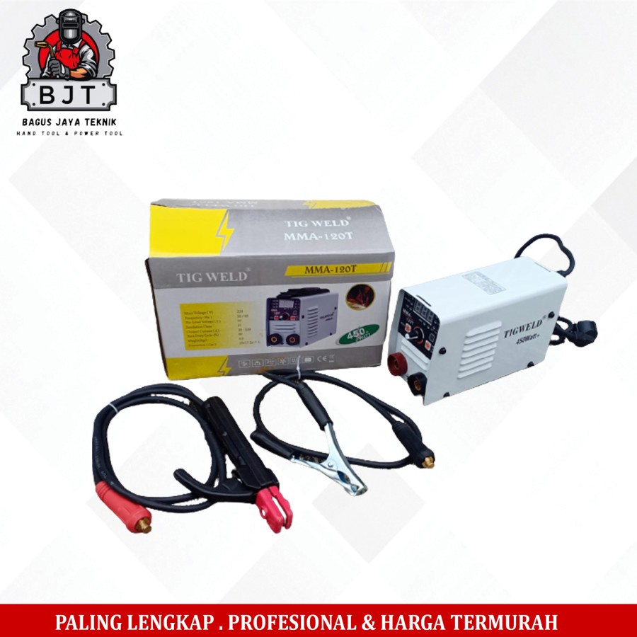 Jual inverter/ trafo las / mesin las listrik digital TIG WELD MMA-120T ...