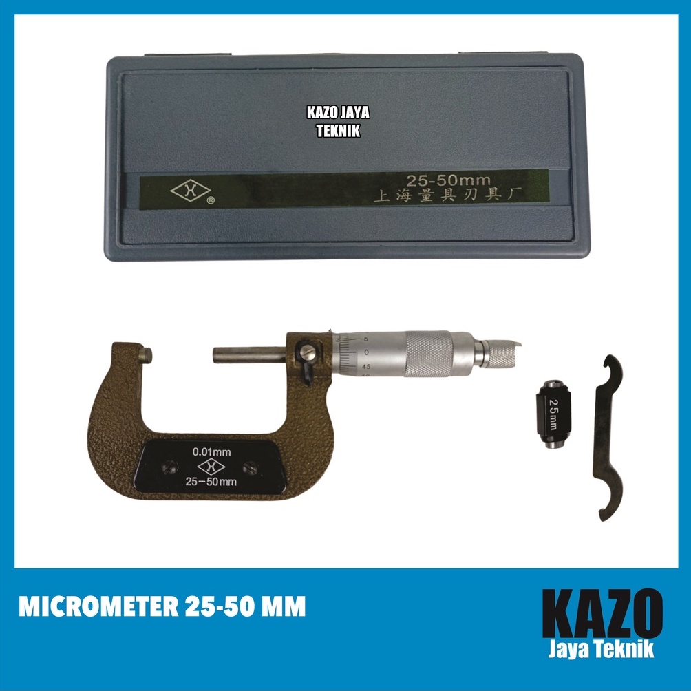 Jual Micrometer 25-50 mm, Alat Ukur Outside Sigmat | Shopee Indonesia