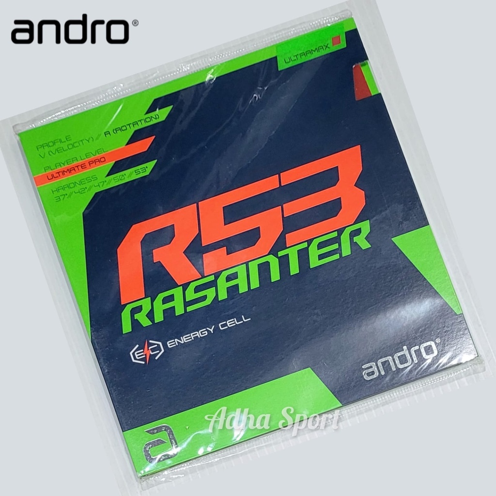 Jual Andro R53 Rasanter Ultramax Karet Bet Bat Blade Pingpong Tenis ...