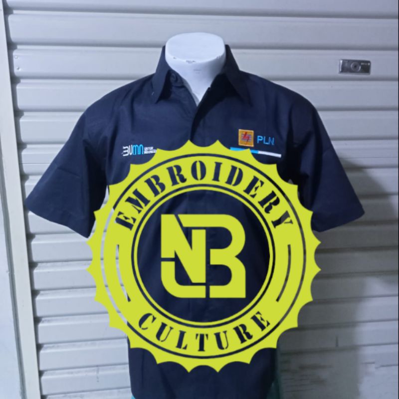 Jual KEMEJA PLN (PERUSAHAAN LISTRIK NEGARA) // KEMEJA PDH KANTONG SATU ...