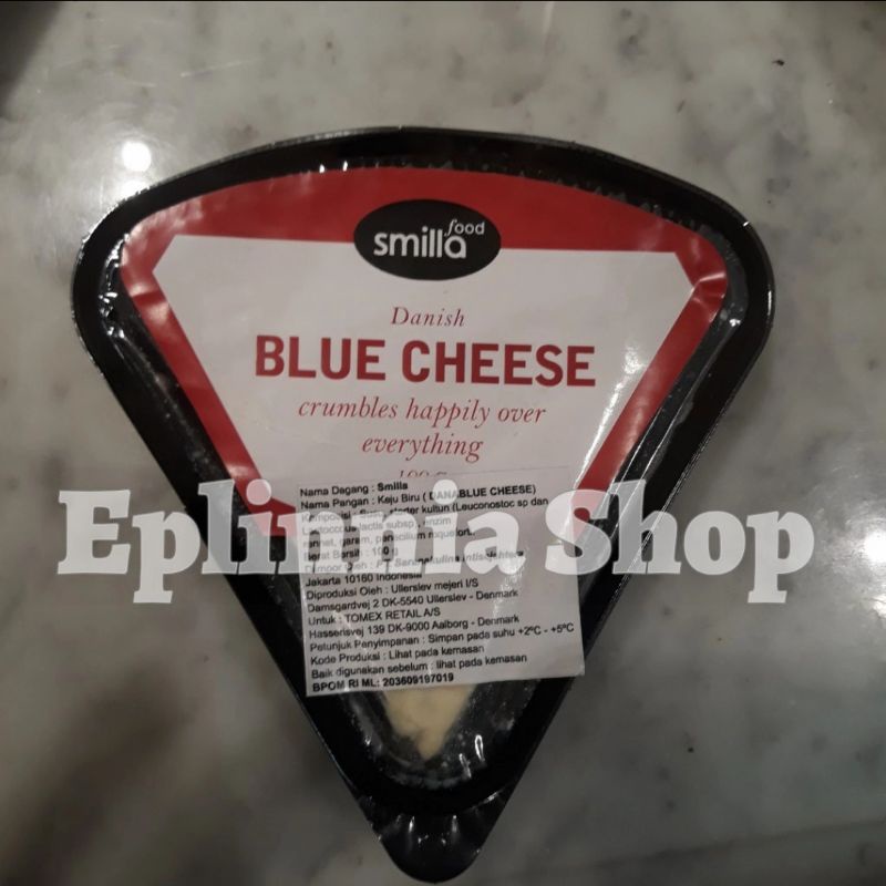 Jual Smilla Danish Blue Cheese 100 gr - Smila Keju Biru | Shopee Indonesia