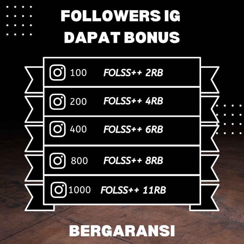 Jual FOLLOWER IG TERMURAH BERGARANSI(PROMO) | Shopee Indonesia
