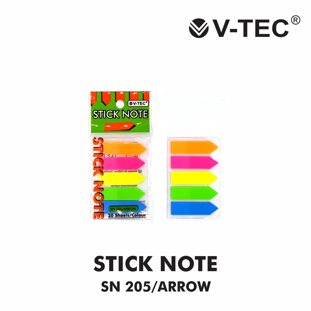 Jual V-TEC Sticky Notes SN 205/Arrow | Shopee Indonesia