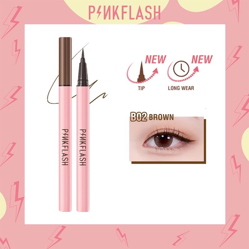 Jual PINKFLASH BROWN Upgraded Eyeliner Tahan Air Sepanjang Masa Lama ...