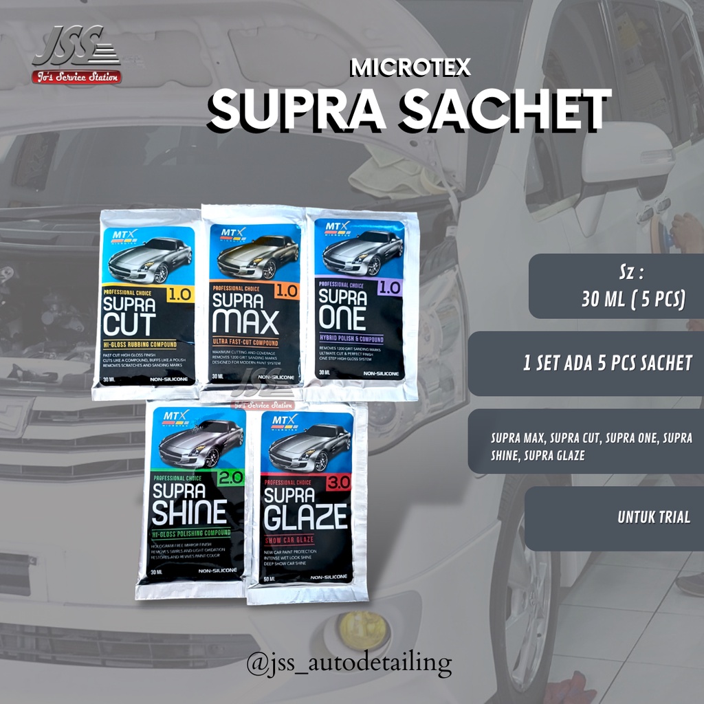 Jual MTX Microtex Supra Series Sachet isi 30 ml ada 5 macam | Shopee ...