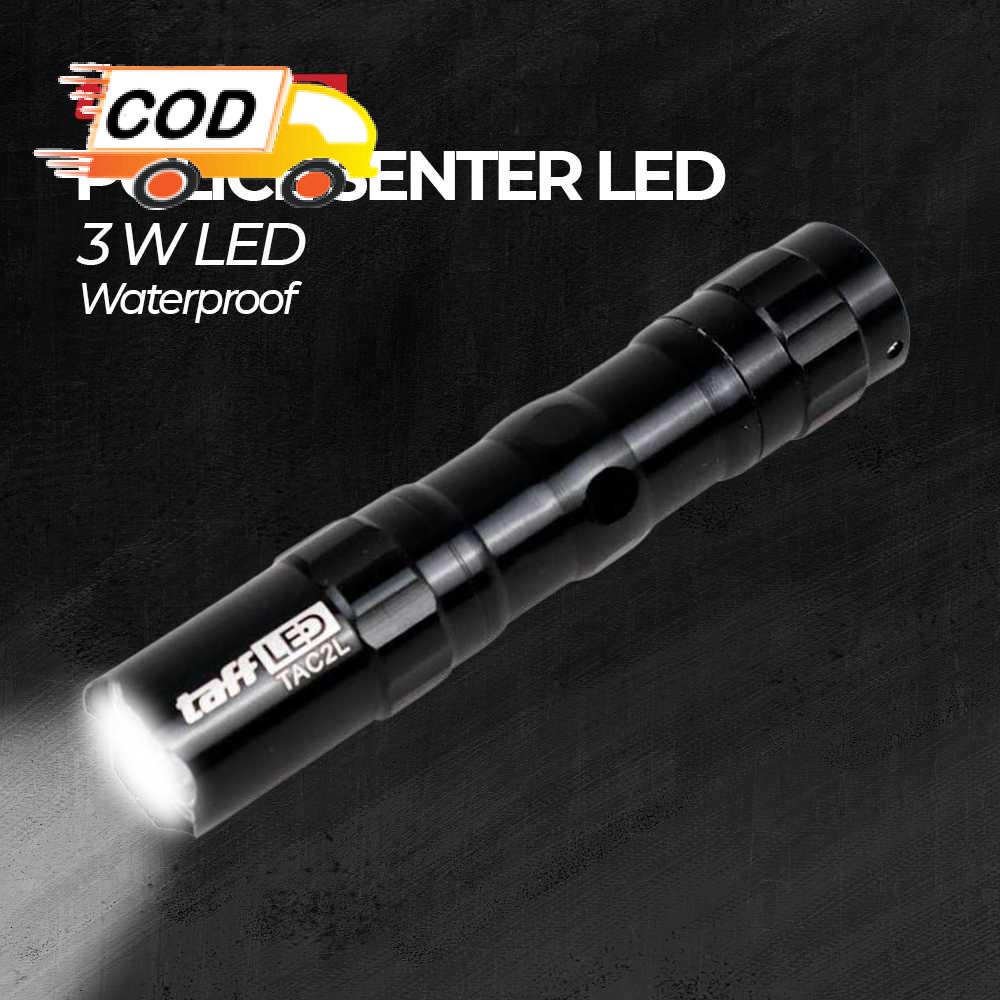 Jual Senter LED Flashlight Waterproof 3W Mini Super Terang Aluminium Awet Tahan Banting Lampu ...