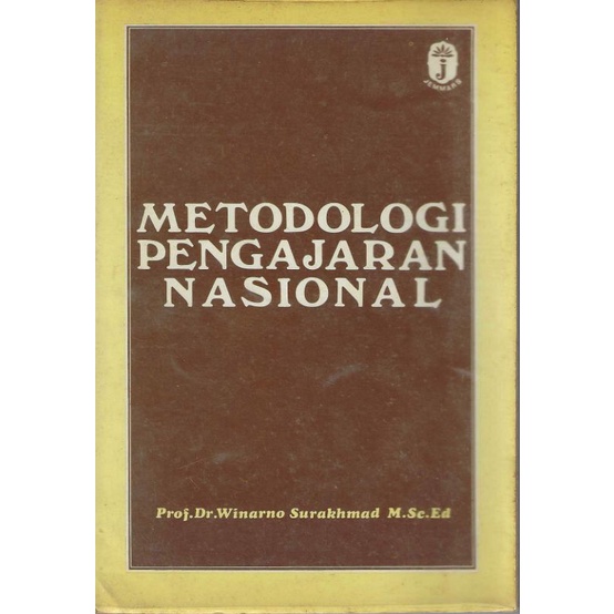 Jual Buku METODOLOGI PENGAJARAN NASIONAL Penulis PROF. DR. WINARNO ...