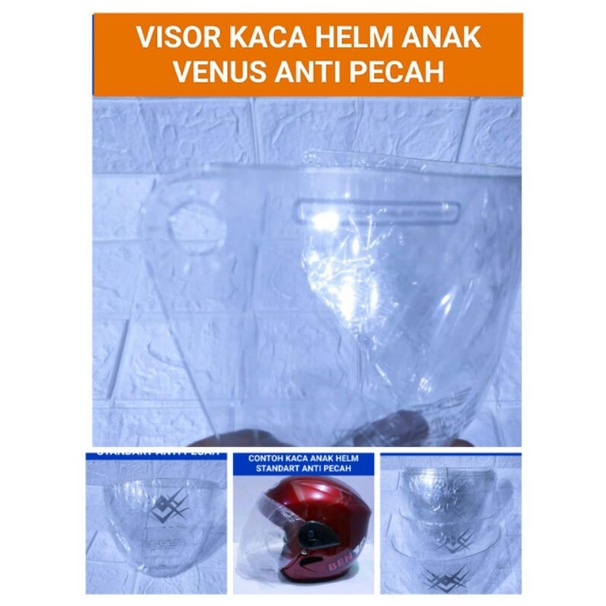 Jual KACA HELM ANAK STANDART ANTI PECAH | Shopee Indonesia