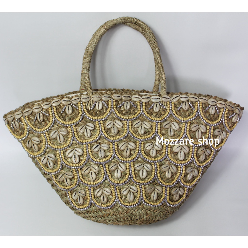 Jual tas anyaman handmade bali mote tas rajut pantai | Shopee Indonesia