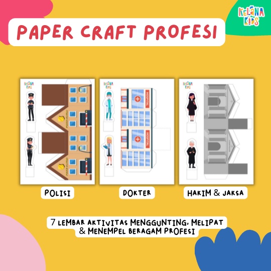 Jual Printable Worksheet Aktivitas Menggunting & Menempel 66 Lembar ...