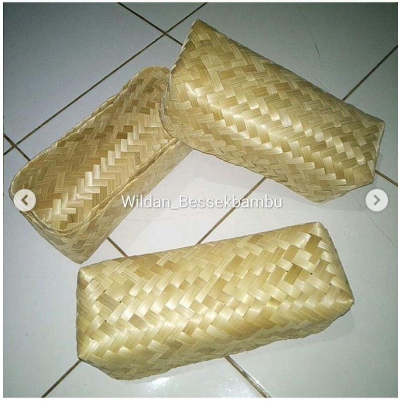 Jual besek lonjong ukuran 25x10x5 & 20x10x5 besek murah | Shopee Indonesia