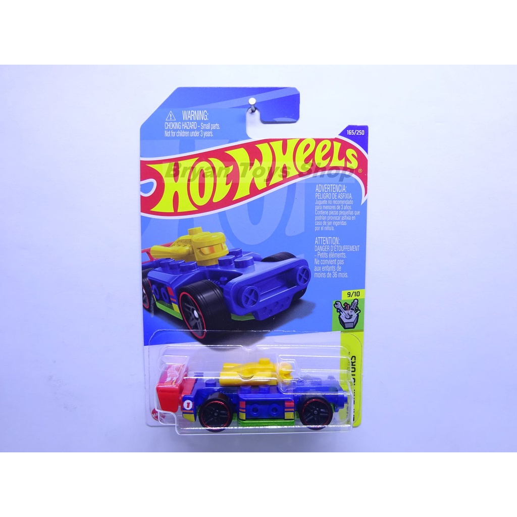 Jual Hot Wheels Bricking Speed Biru - Mobil Balap | Shopee Indonesia