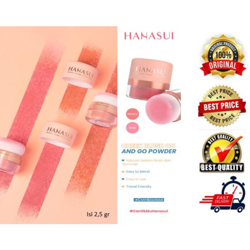 Jual Hanasui Perfect Cheek Blush & Go 2,5 gr | Shopee Indonesia