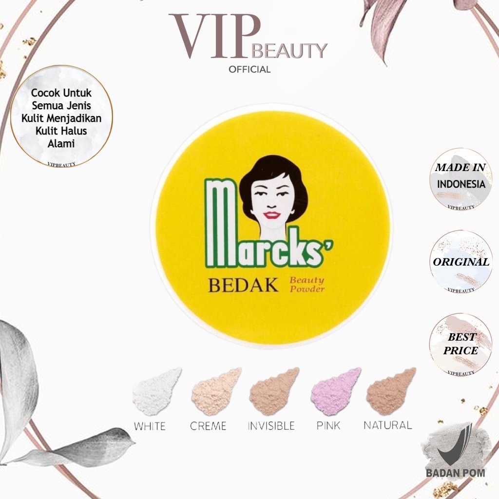 Jual MARCK'S Marcks Bedak Beauty Powder Classic 40gr | Shopee Indonesia