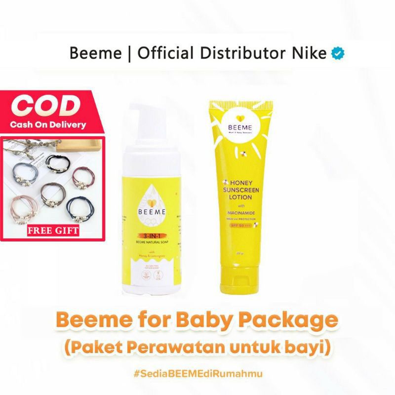 Jual Beeme | Paket Beeme Natural Soap 3 in 1 + Honey Sunscreen Lotion ...