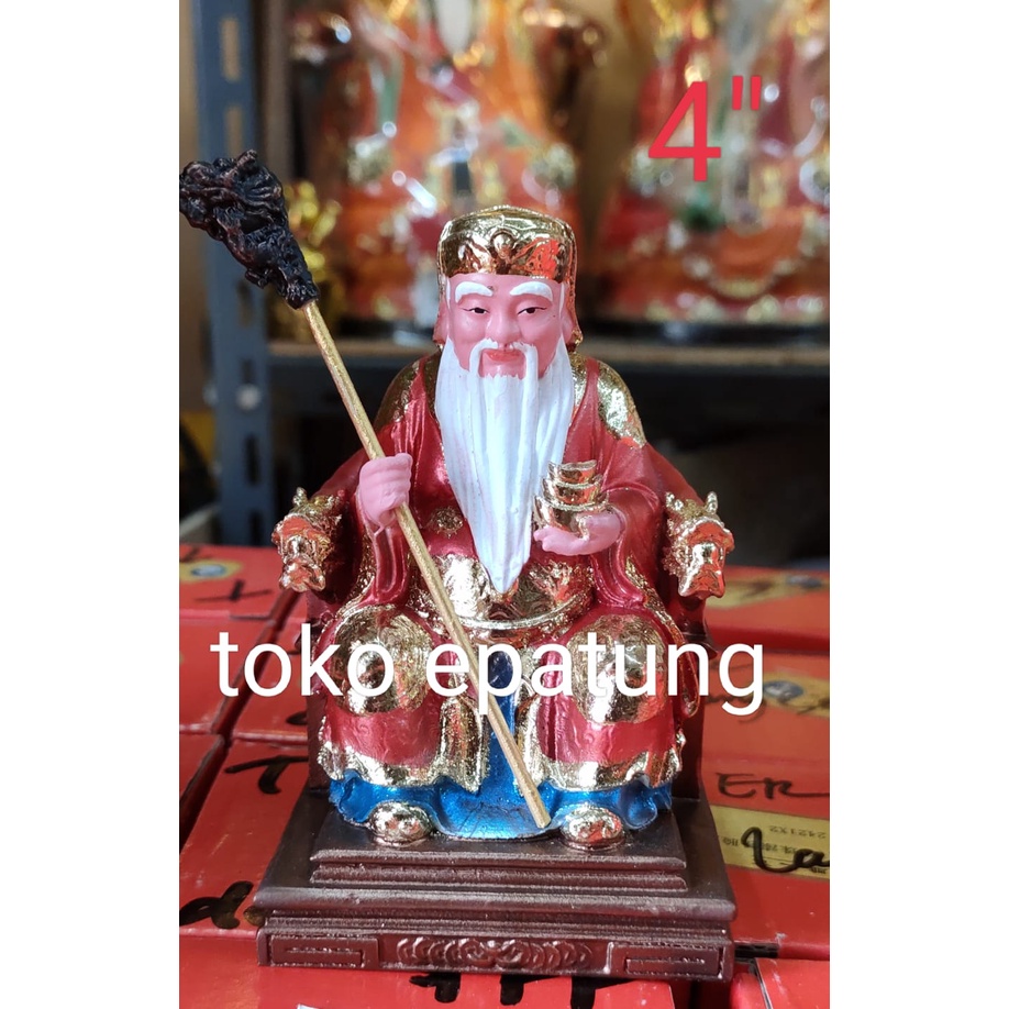 Jual patung dewa bumi / hok tek cin siin / ta pe kong - fiber - 4 inch ...
