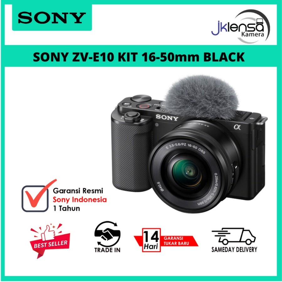 Jual Sony ZV-E10 KIT+ E 11MM / ZVE10 kit +E 11MM+ MIC ECM-W2BT GARANSI ...