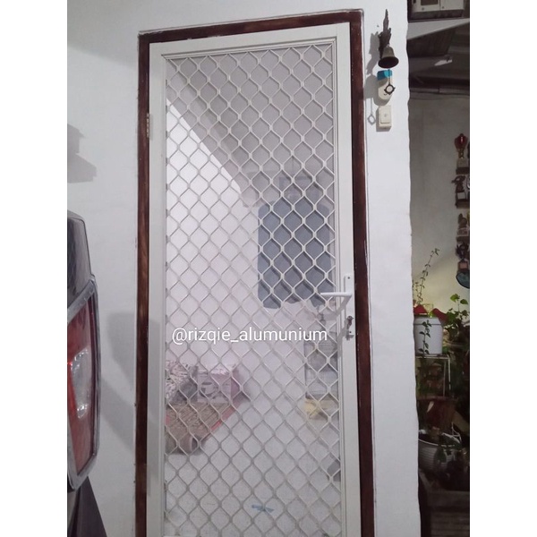 Jual Pintu Kasa Nyamuk Aluminium/Pintu Expanda/Pintu Minimalis | Shopee ...