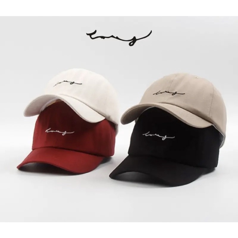 Jual TOPI AESTHETIC LOGO TANDATANGAN | Shopee Indonesia