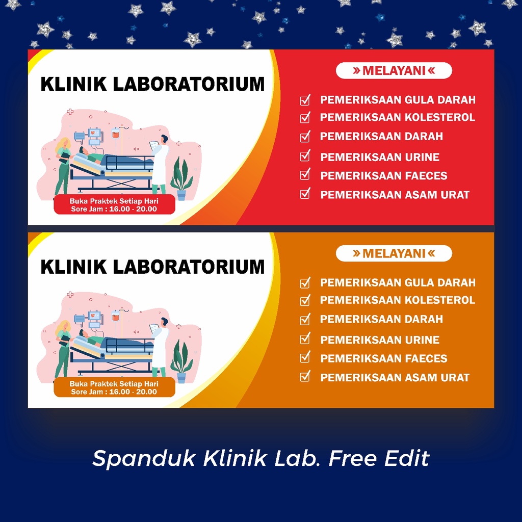Jual Spanduk Banner Klinik Laboratorium | Shopee Indonesia