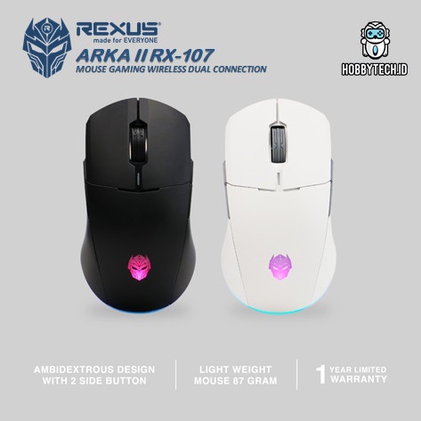 Jual Rexus Arka II / Arka 2 RX-107 Dual Connection - Wireless Gaming ...