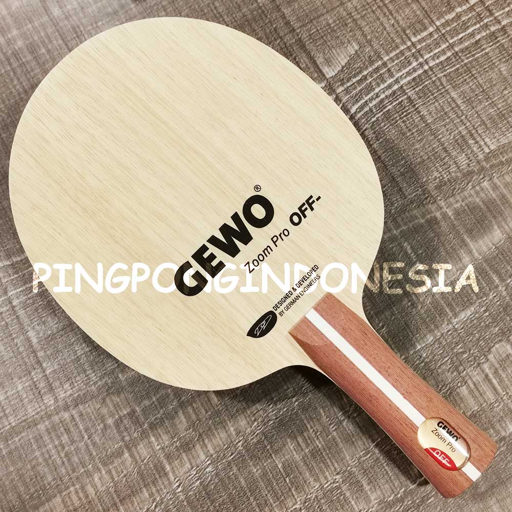 Jual Gewo Zoom Pro Off- - Kayu Pingpong Off Blade Tenis Meja Bet Bat Offensive | Shopee Indonesia