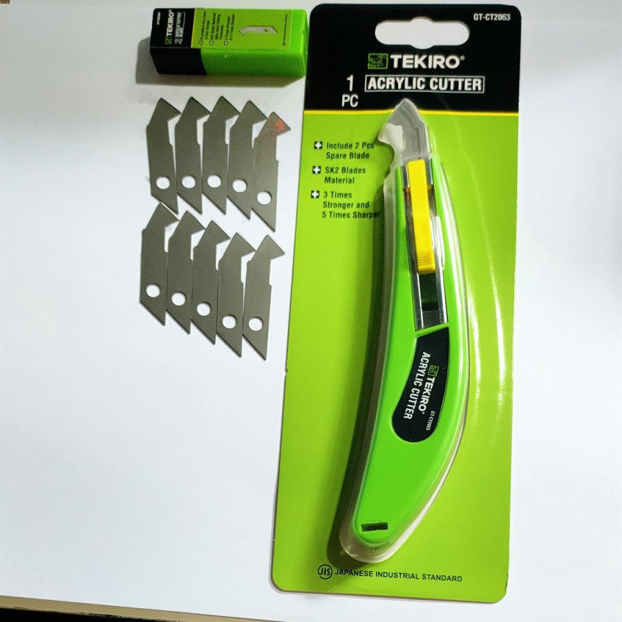 Jual Tekiro Pisau Acrylic Dan Refill - Cutter Akrilik Dan Isinya Tekiro ...