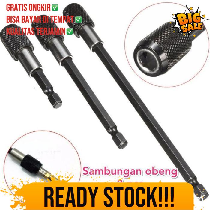 Jual Sambungan Mata Obeng Sok Set 3 Pcs Mata Bor Ektensi Adapter Mata ... Jual Sambungan Mata Obeng Sok Set 3 Pcs Mata Bor Ektensi Adapter Mata ...