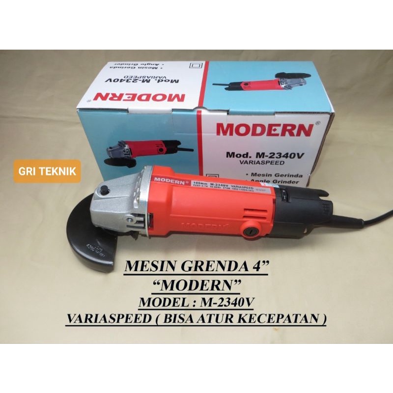 Jual M-2340V !!! MESIN GRENDA 4" VARIABLE SPEED MODERN M-2340V / ANGLE ...