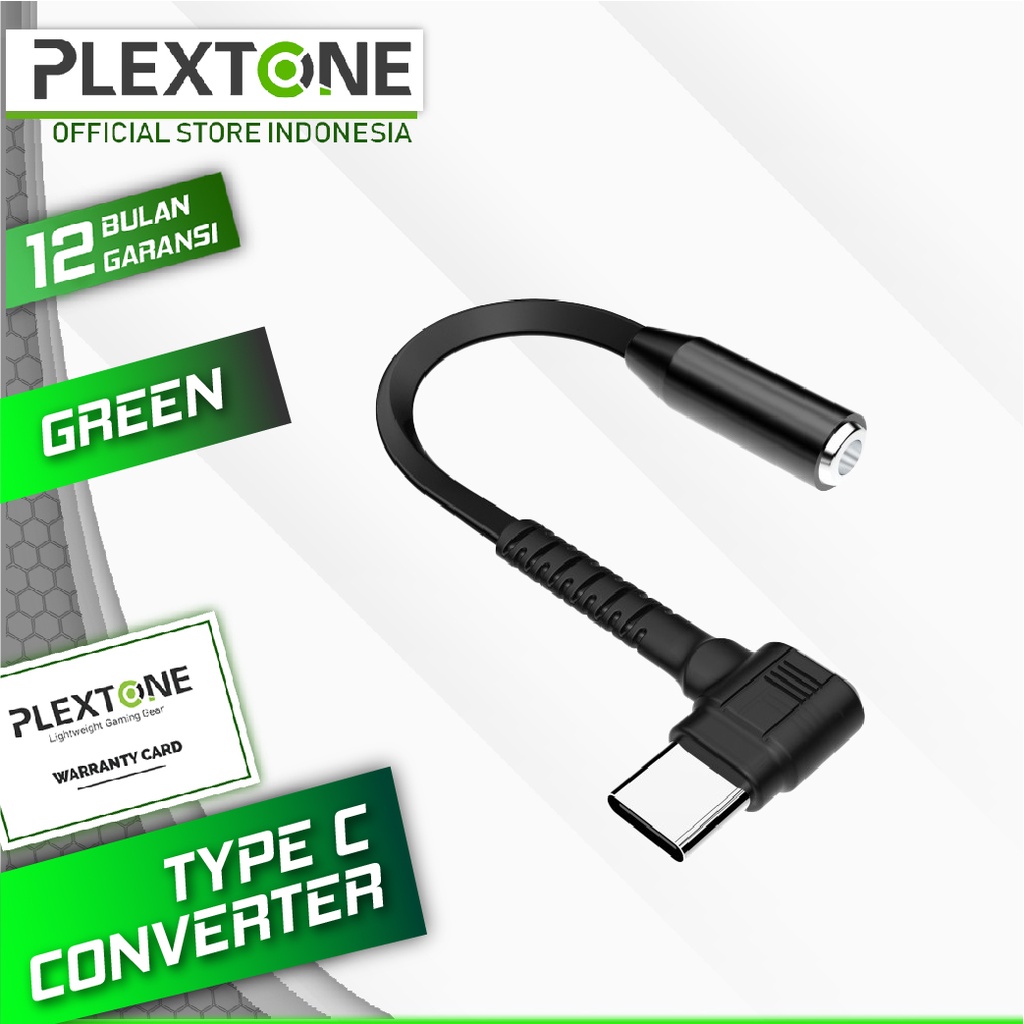 Jual Plextone Adapter Type C to Jack 3 5mm Converter Universal Original ...