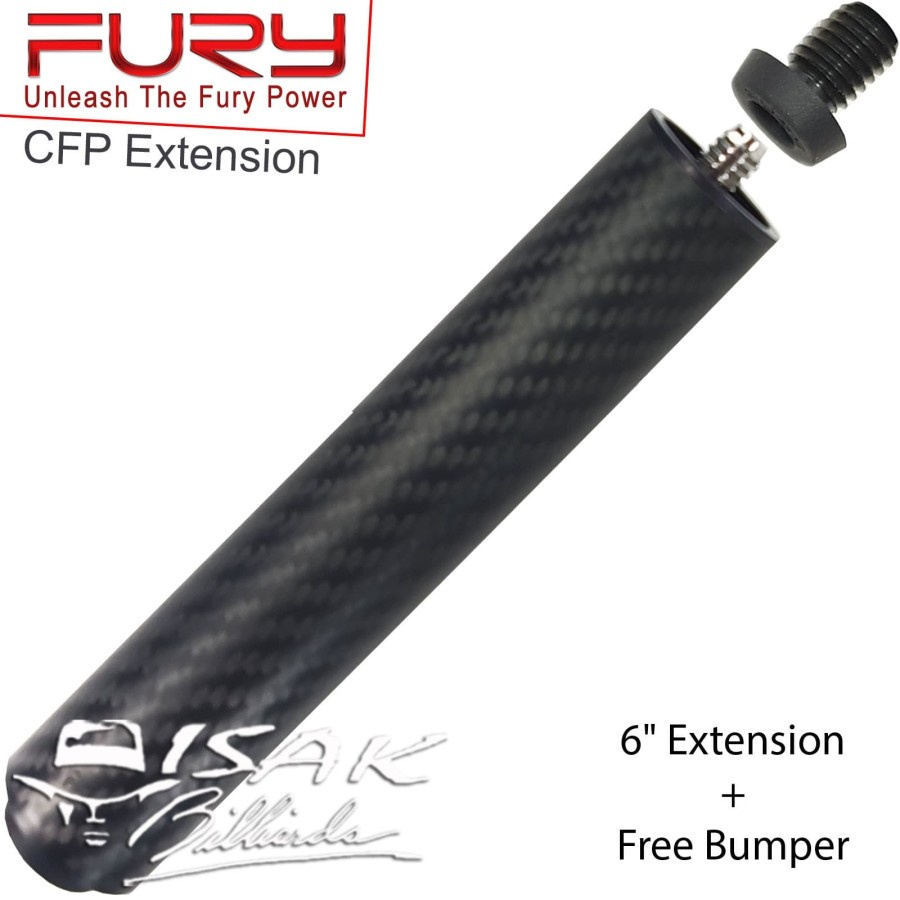 Jual Fury CFP Cue Extension & Rubber Bumper Billiard Stick Biliar Stik ...