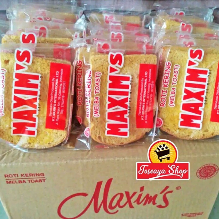 Jual Roti Kering Maxim Melba Toast Maxims Roti Cemilan - MF AKSESORIS ...
