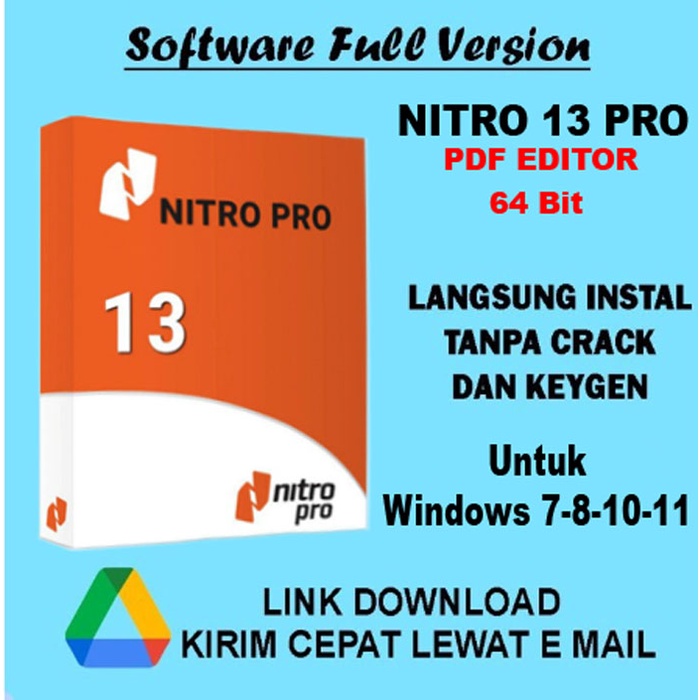 Jual NITRO 13 PDF EDITOR PRO Full Version Lifetime | Shopee Indonesia