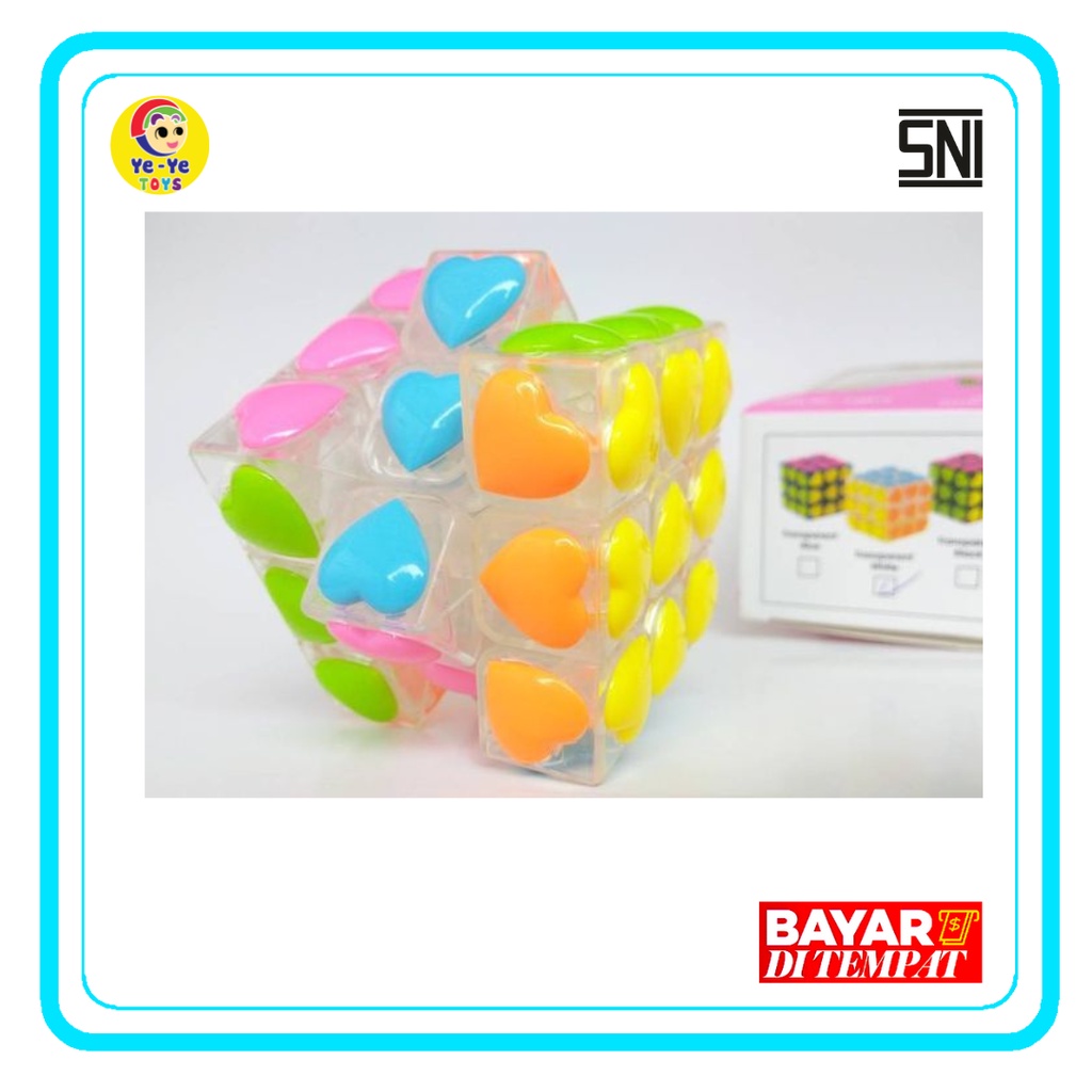 Jual Rubik yongjun 3x3 (Love cube) | Shopee Indonesia