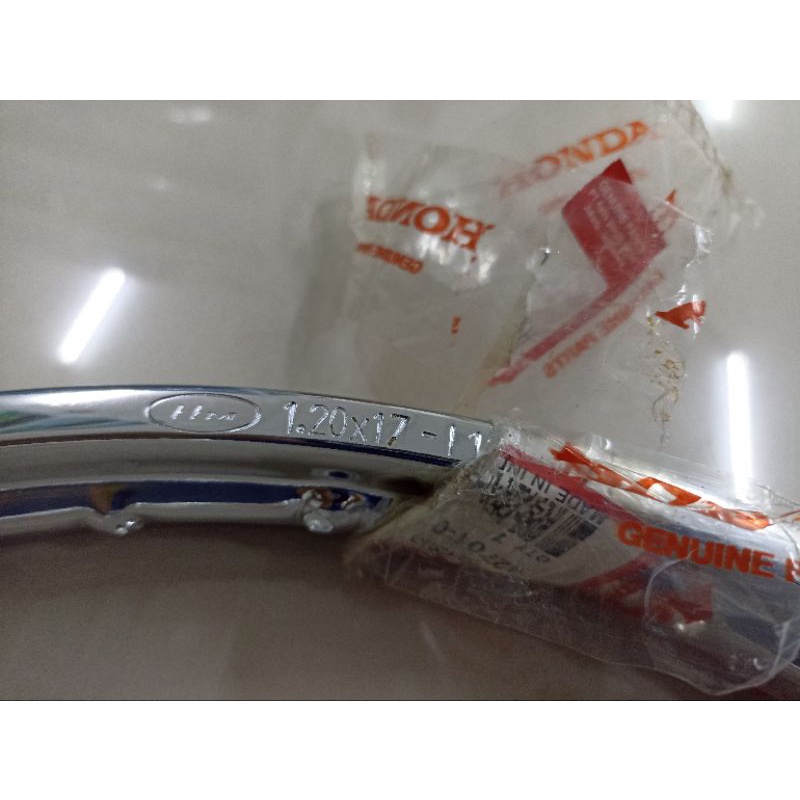 Jual VELG RING RIM 1.20X17-11 ORIGINAL HONDA AHM ASTREA GRAND PRIMA ...