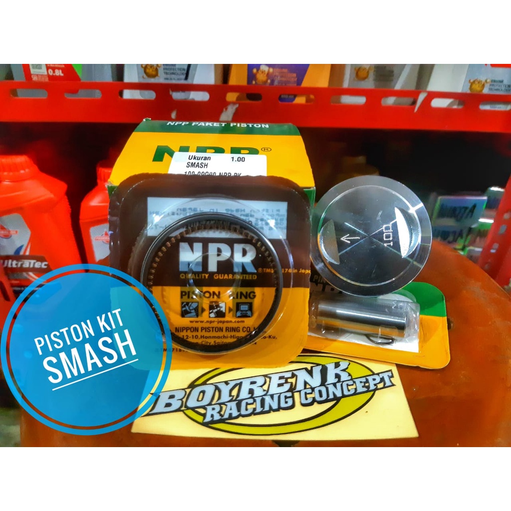 Jual PISTON KIT SEHER SET SUZUKI SMASH STD - 200 NPP - BOYRENK SURABAYA ...