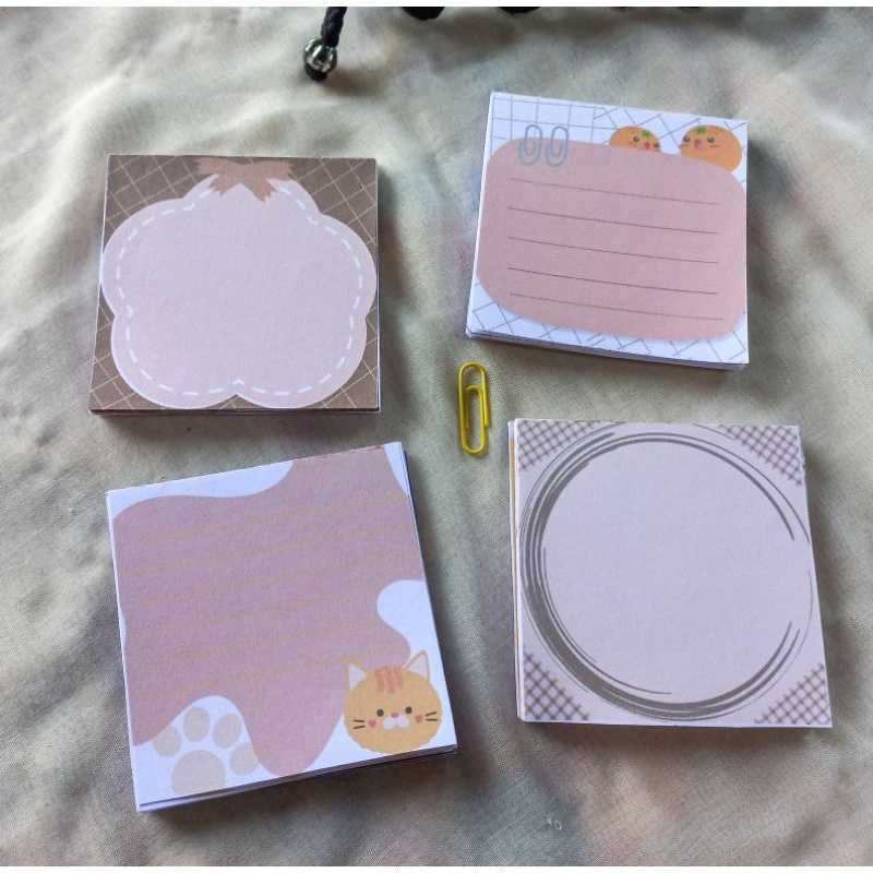 Jual Notepad / Memopad / Memocard / Note / Catatan motif lucu tema ...