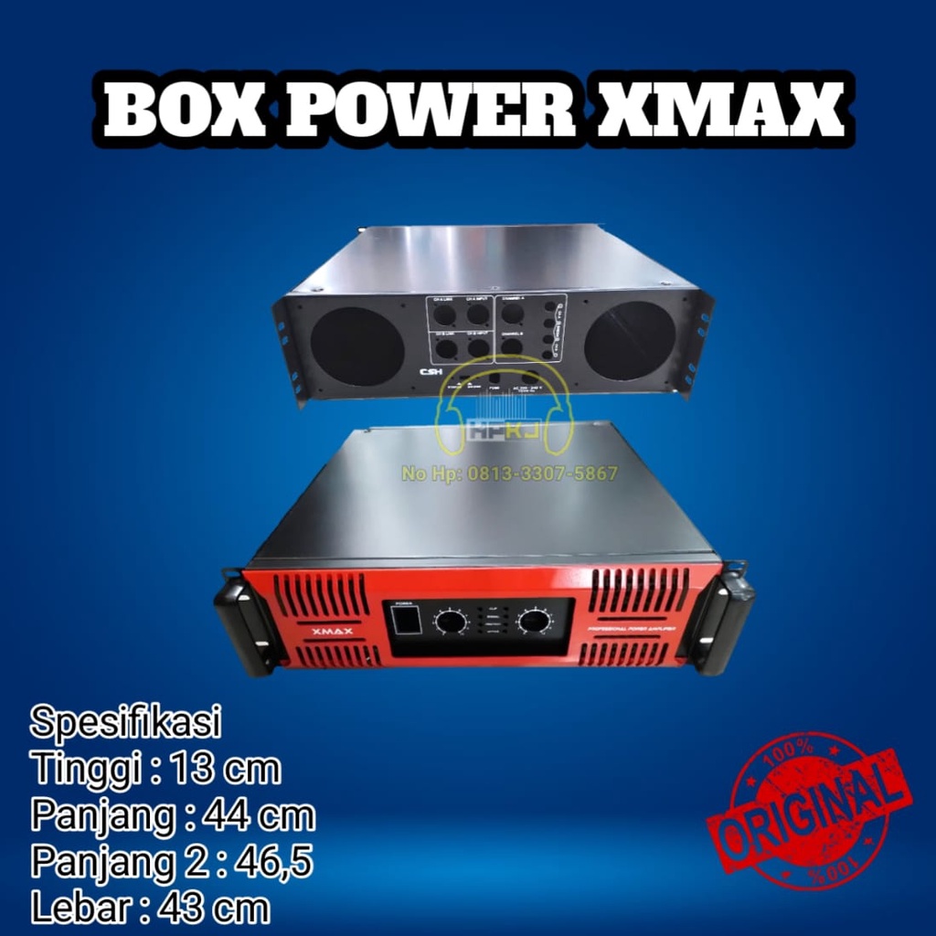 Jual BOX POWER AMPLIFIER 2 CHANNEL XMAX 3u BOX POWER XMAX | Shopee Indonesia
