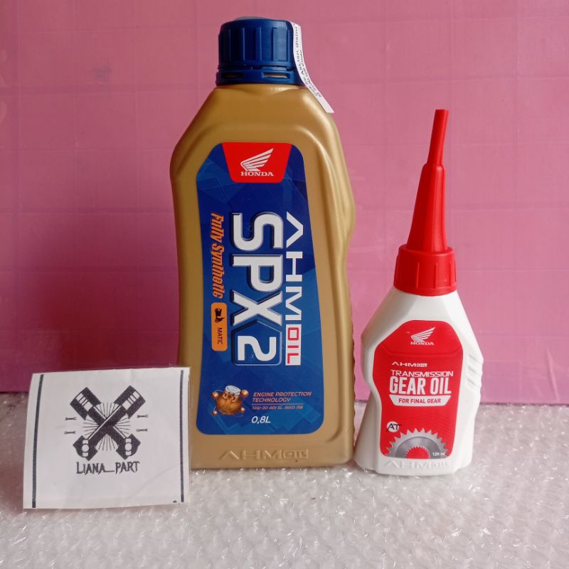 Jual Paket Oli spx 2 dan oli gardan AHM honda 10w-30SL | Shopee Indonesia