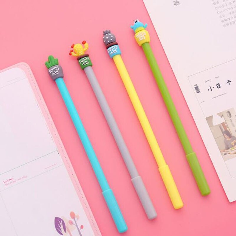 Jual Pulpen Gel Karakter Kaktus / Pena Kaktus / Bolpen Gel / Pulpen ...