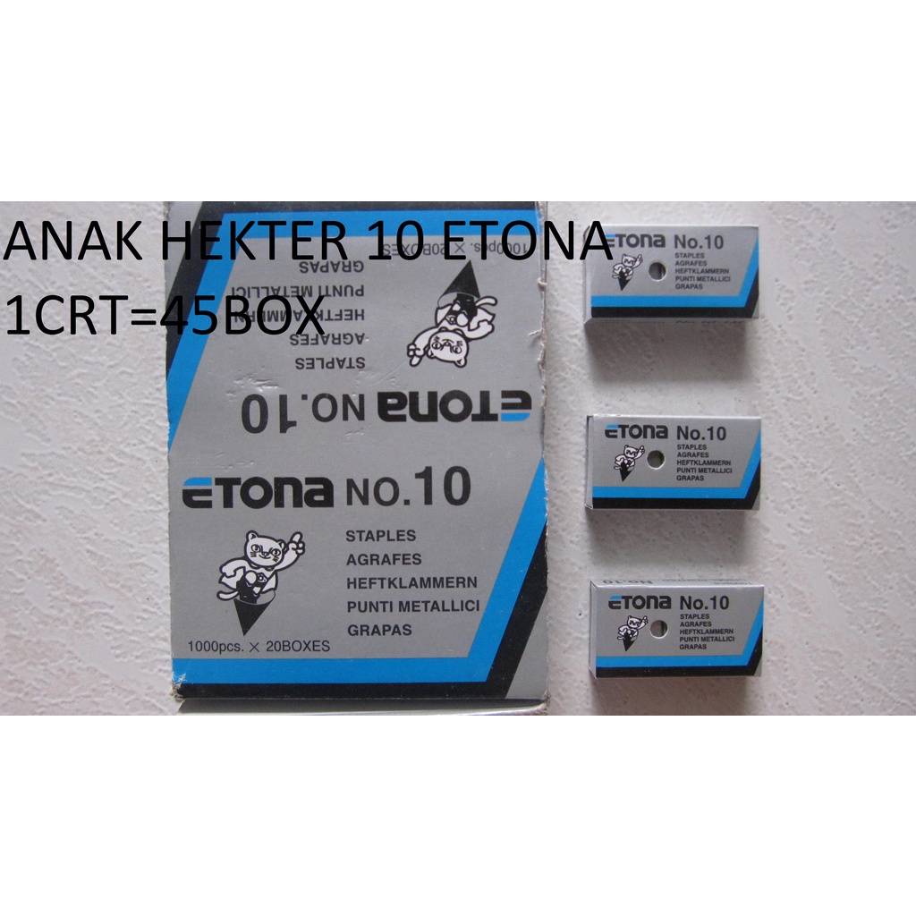 Jual Isi Etona no 10 harga tertera 1pack isi 20 kotak kecil | Shopee ...
