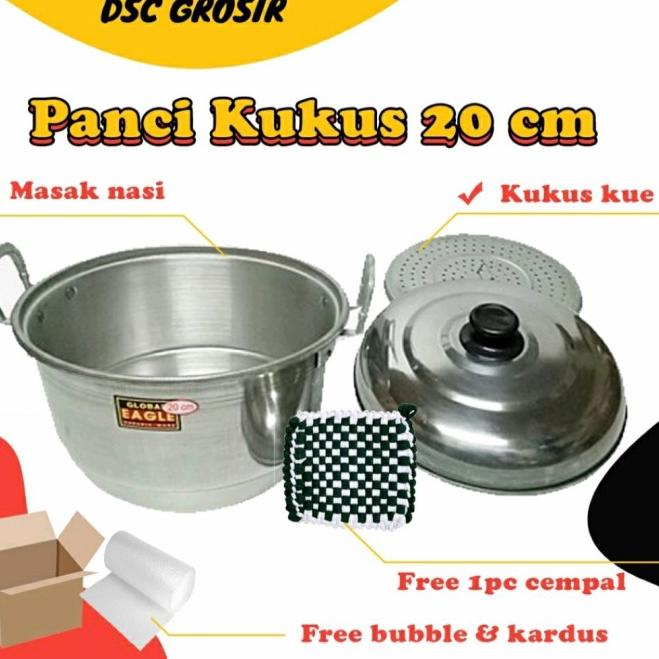 Jual Panci Langseng Kukus / Dandang / Steamer 20 cm Jawa / Eagle ...